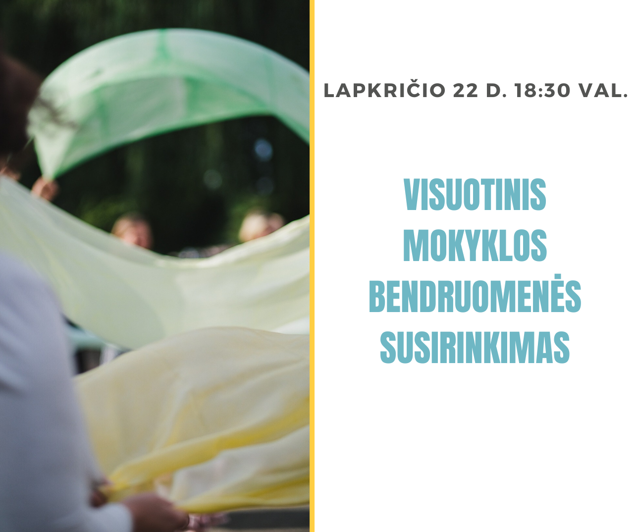 Visuotinis mokyklos bendruomenės susirinkimas | Kauno Valdorfo mokykla